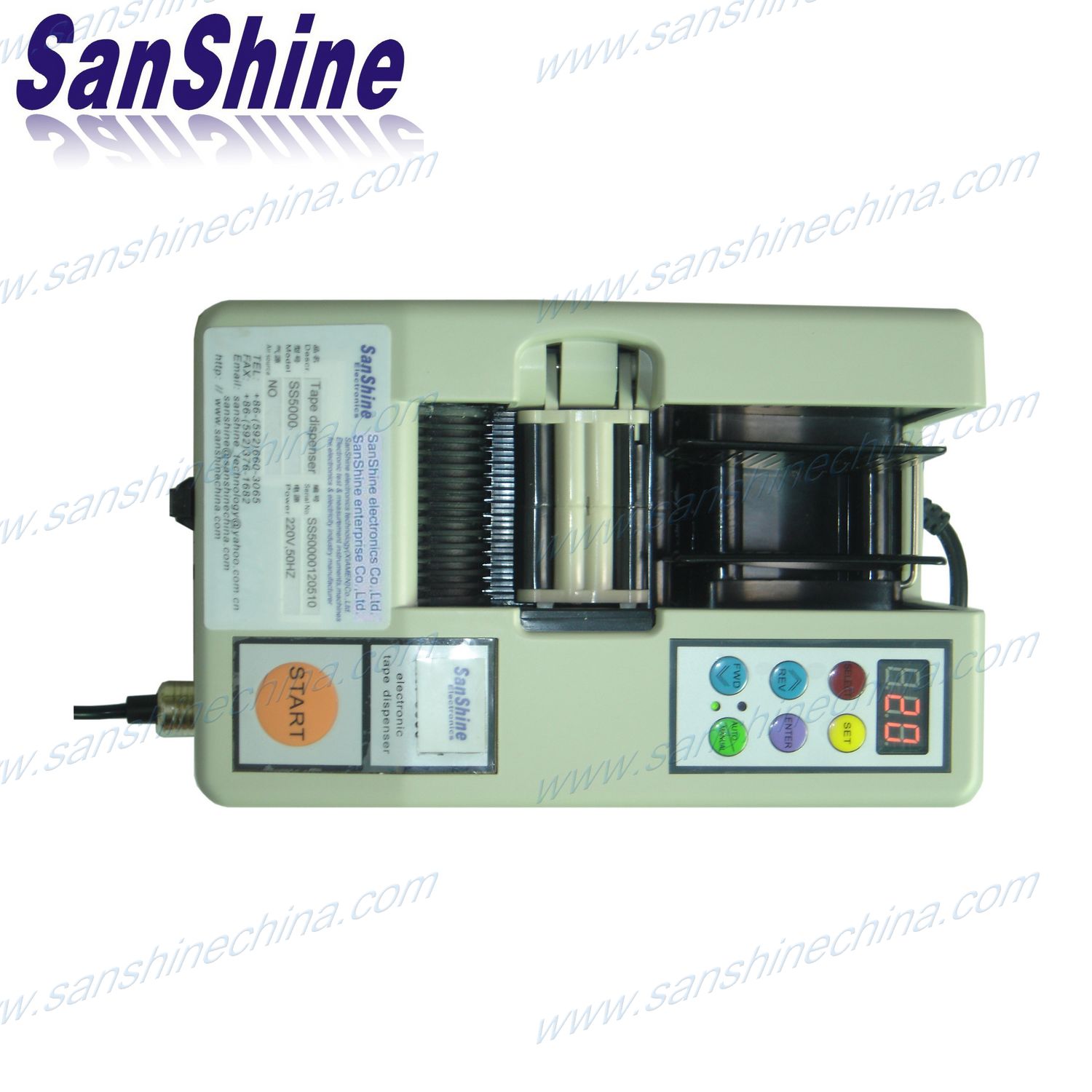 Automatic shrinking tube sleeve tape cutting dispensing machine